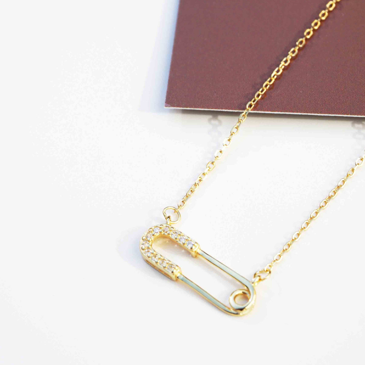 Safety Pin Necklace – Odetojewels